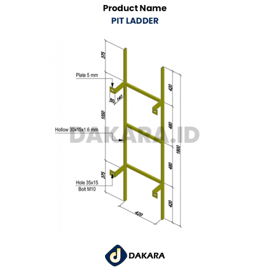 PIT LADDER - DAKARA SUGITAMA