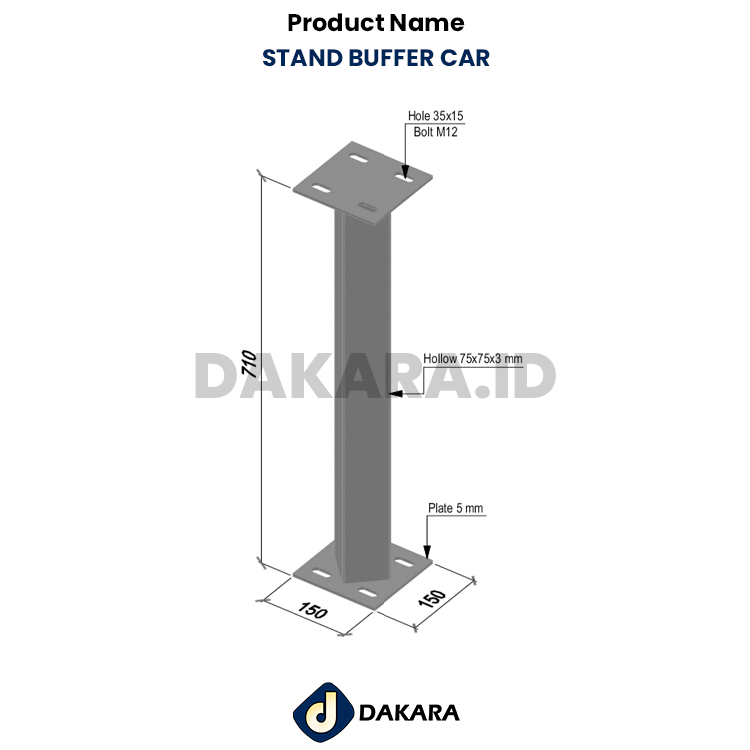 STAND BUFFER CAR - DAKARA SUGITAMA